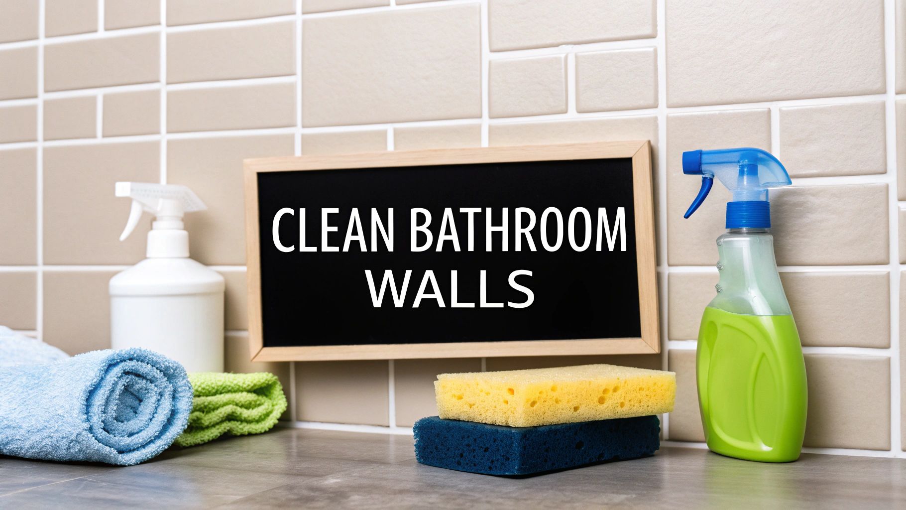 How to Clean Bathroom Walls Like a Pro – Custom Maids